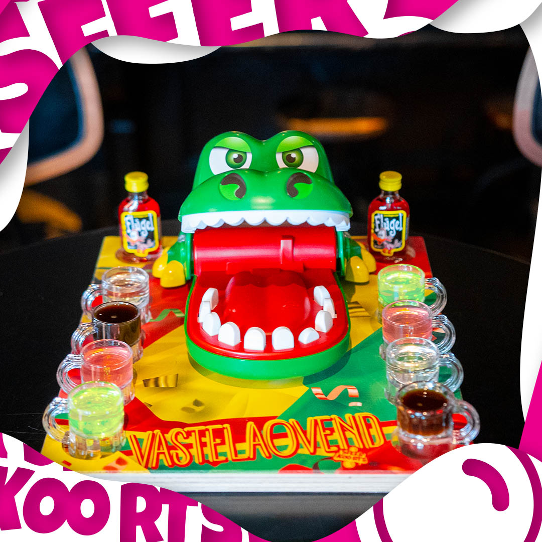 Custom Made Kroko Shot Spel - Sfeer Koorts